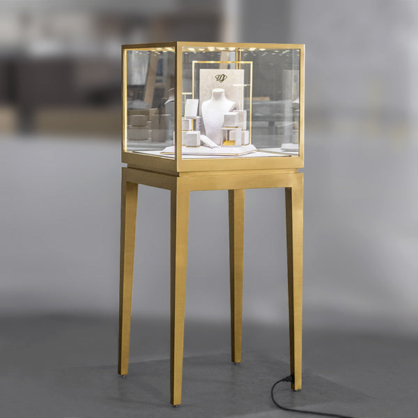 DM185 Metal Jewelry Tower Display Case with Spinner – TUTU DISPLAY