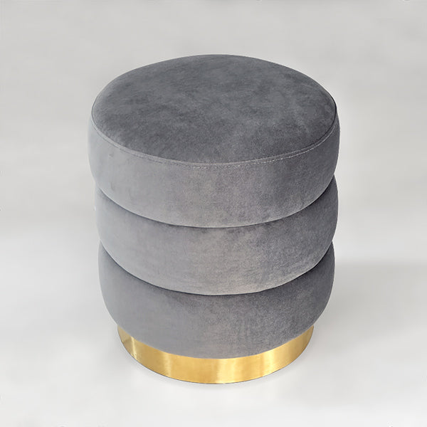 DM250 Round Ottoman Stool with Metal Toe Kick – TUTU DISPLAY