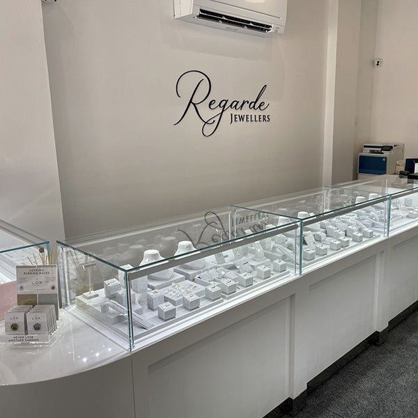 FA07 Glossy White Showcase – TUTU DISPLAY