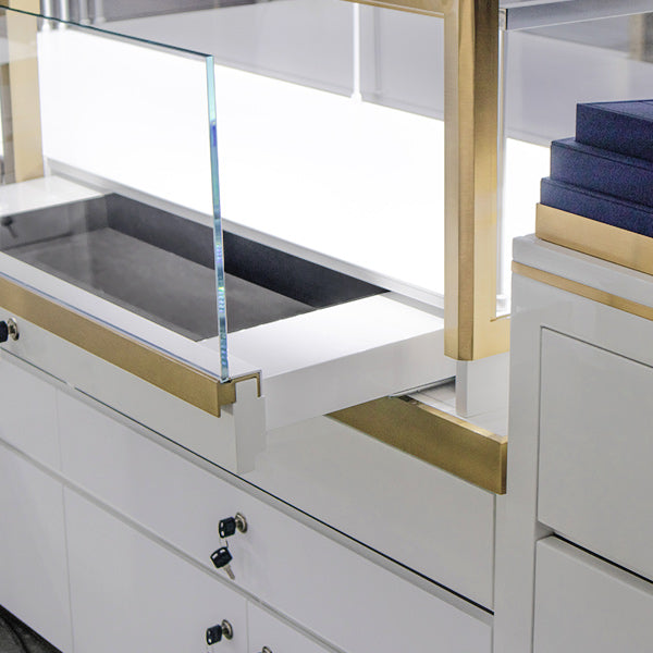 DM188 Custom Luxury Display Case Kiosk – TUTU DISPLAY