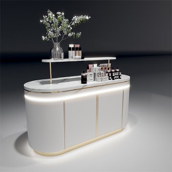 CM006 Makeup Display Counter Cosmetic Display Stand Lighted – TUTU DISPLAY