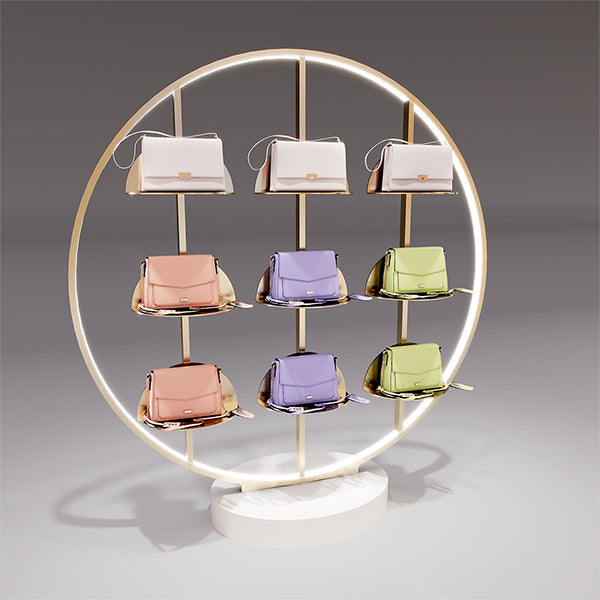 CR031 Round Metal Fashion Shop Display Rack Lighted – TUTU DISPLAY