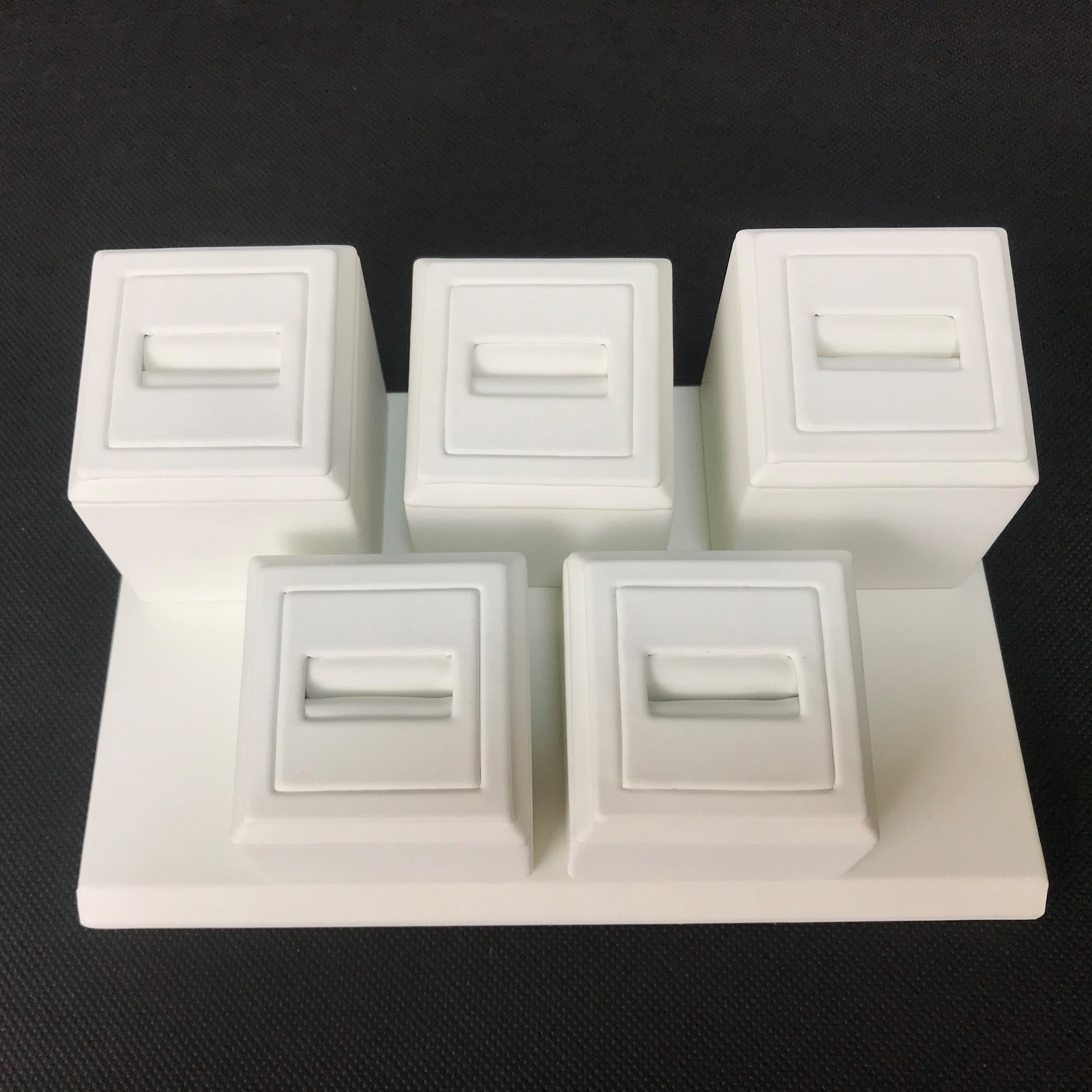 TDS136 Ring display stand set with baseboard – TUTU DISPLAY