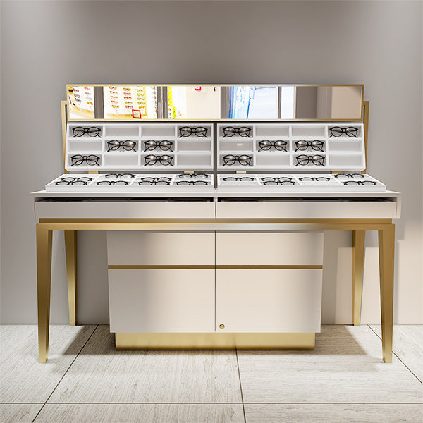 GD018 Glasses Display Wall Cabinet with Storage – TUTU DISPLAY